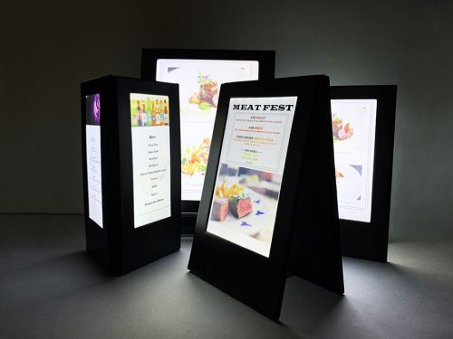 LED Menus Lights for Sale - Custom & Stock - LED Menu Light